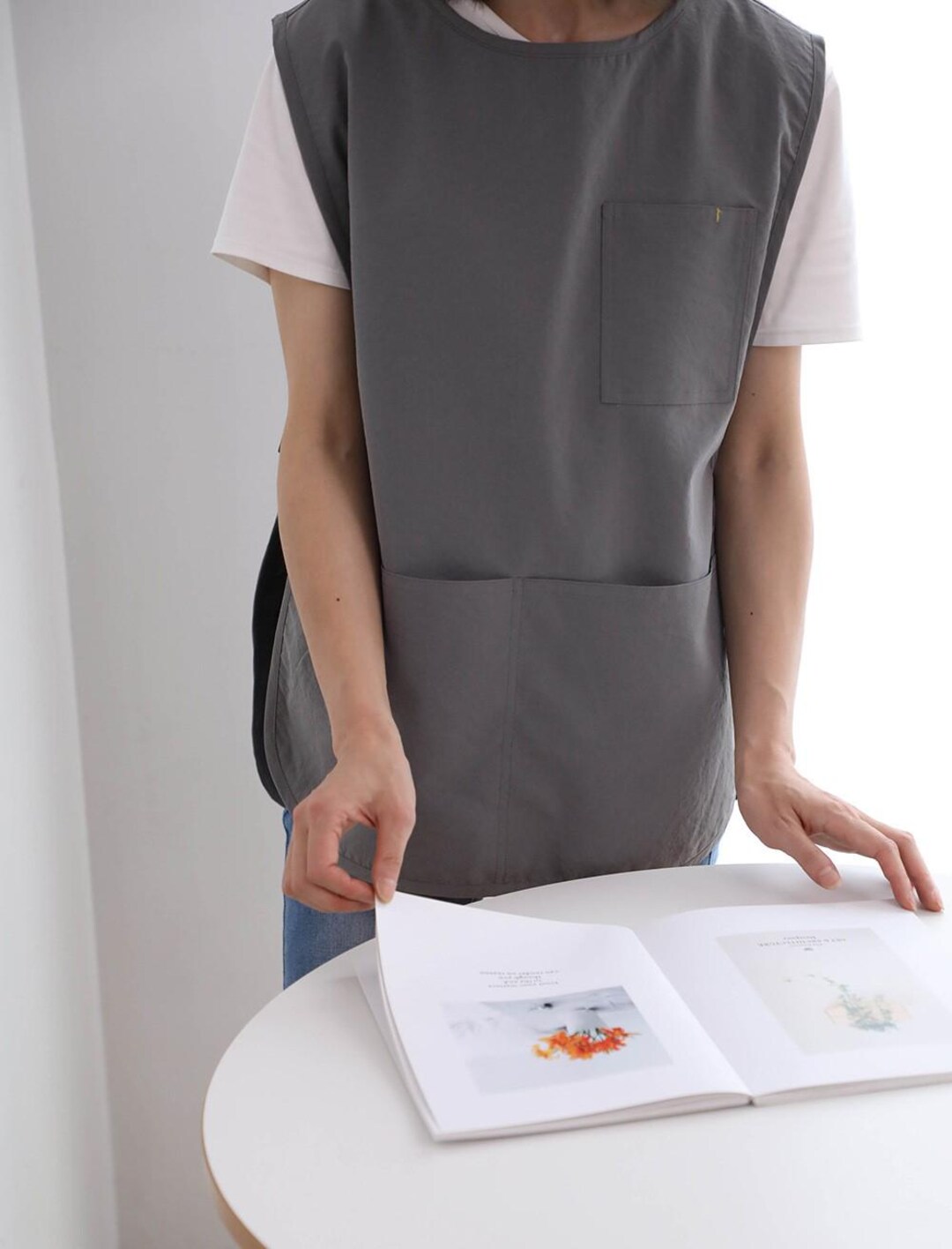 Japanese and Korean Style Apron,waterproof Vest Apron,durable and ...