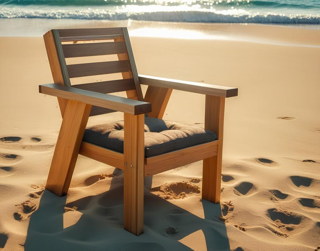 DIY Modern Outdoor Chair Plan, Woodworking Plans, Patio Chair Plan ...