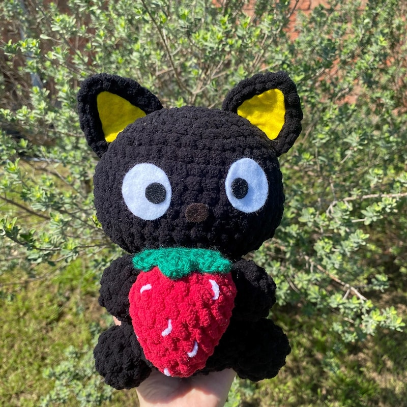 Japanese Cat Plush Keychain - Etsy