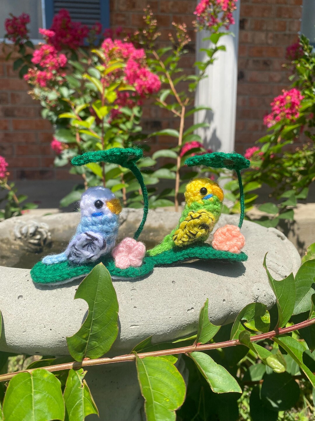 Crochet Tropical Parakeet Hair Clip, Bird Clip, Crochet Parrot - Etsy