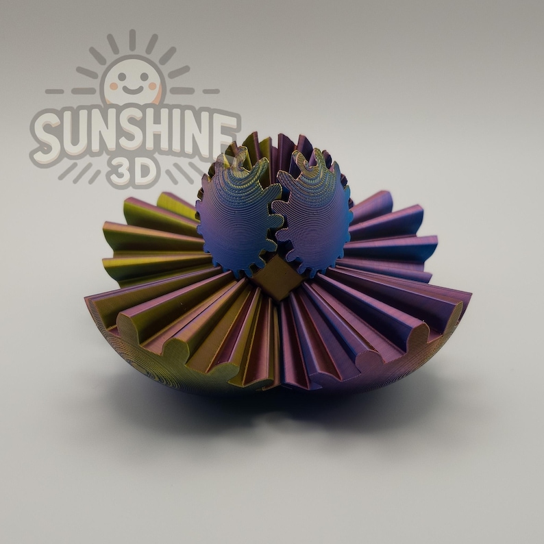 3D Gear Fidget Toy, Transformable, Vibrant, Unique, Mesmerizing ...