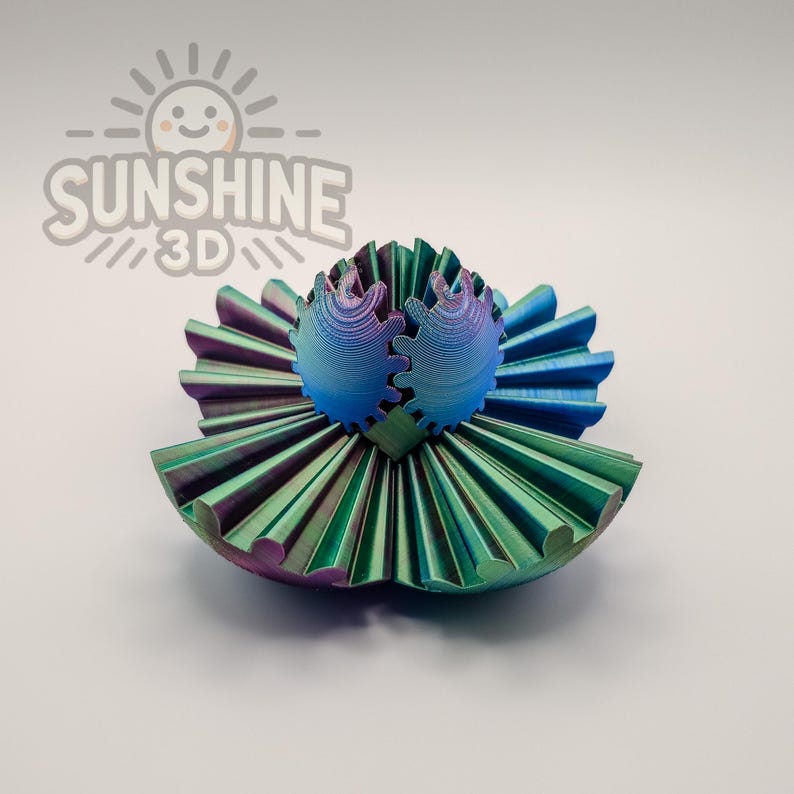 3D Gear Fidget Toy, Transformable, Vibrant, Unique, Mesmerizing ...