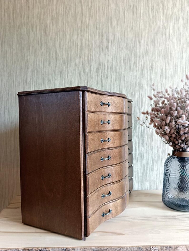 Double-sided Floss Storage Drawers Cabinet for Cross-stitching and ...
