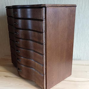 Floss Storage Cabinet for Stitchers in Vintage Style. Thread Drawers ...