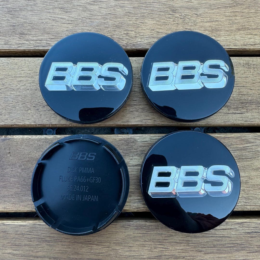 BBS LM Rs771 Emblem Center Caps Logos 3d 56mm 56.24.012 Black/silver ...