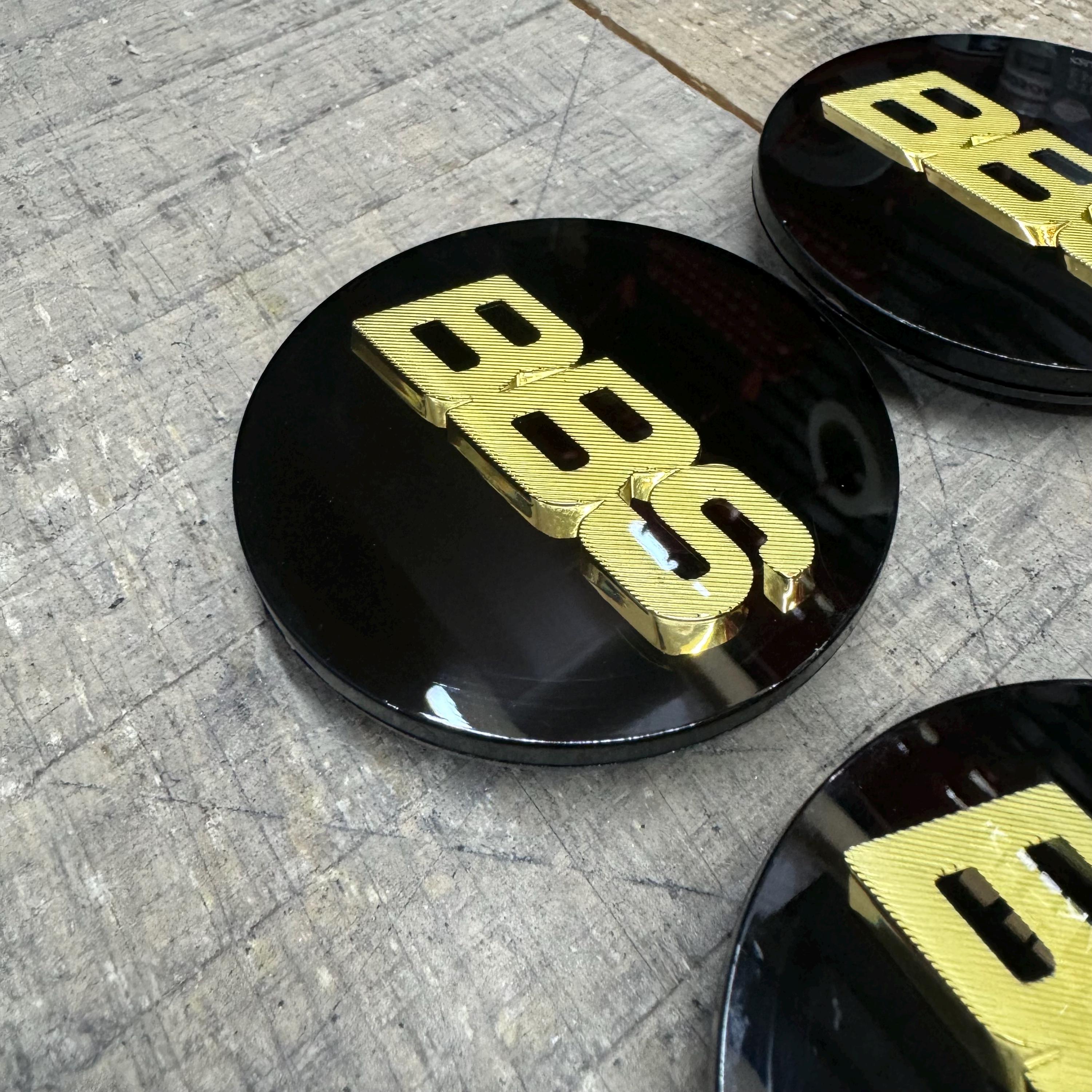 BBS RS LM Rz Center Caps Logos 70mm 09.24.030 Black Gold Set of 4 - Etsy
