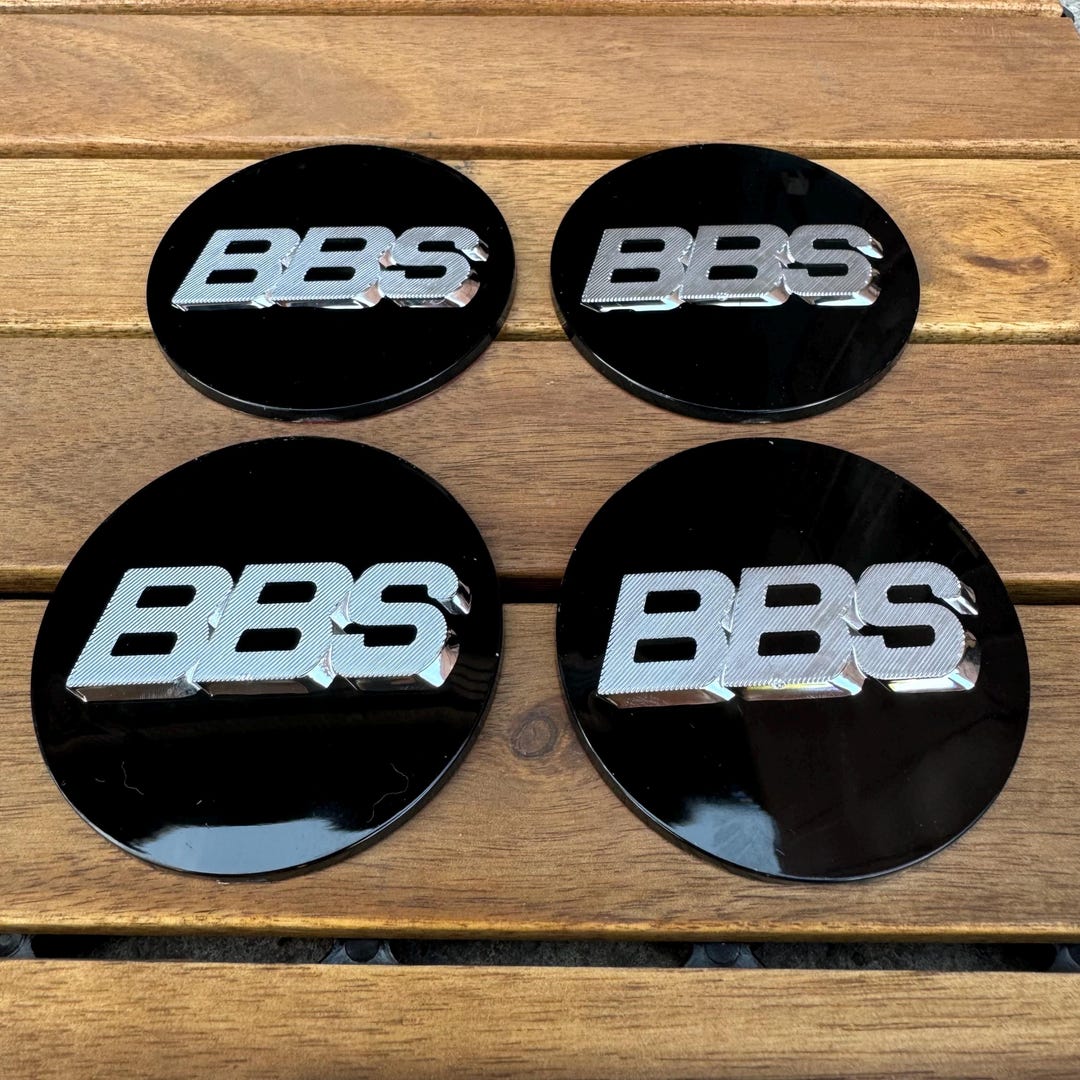 BBS RC090 Center Cap 69mm Stickers 3d Black/silver Set of 4 - Etsy