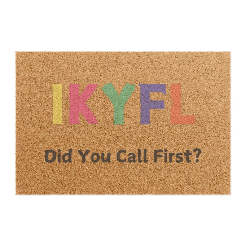 Did You Call First Doormat - Etsy