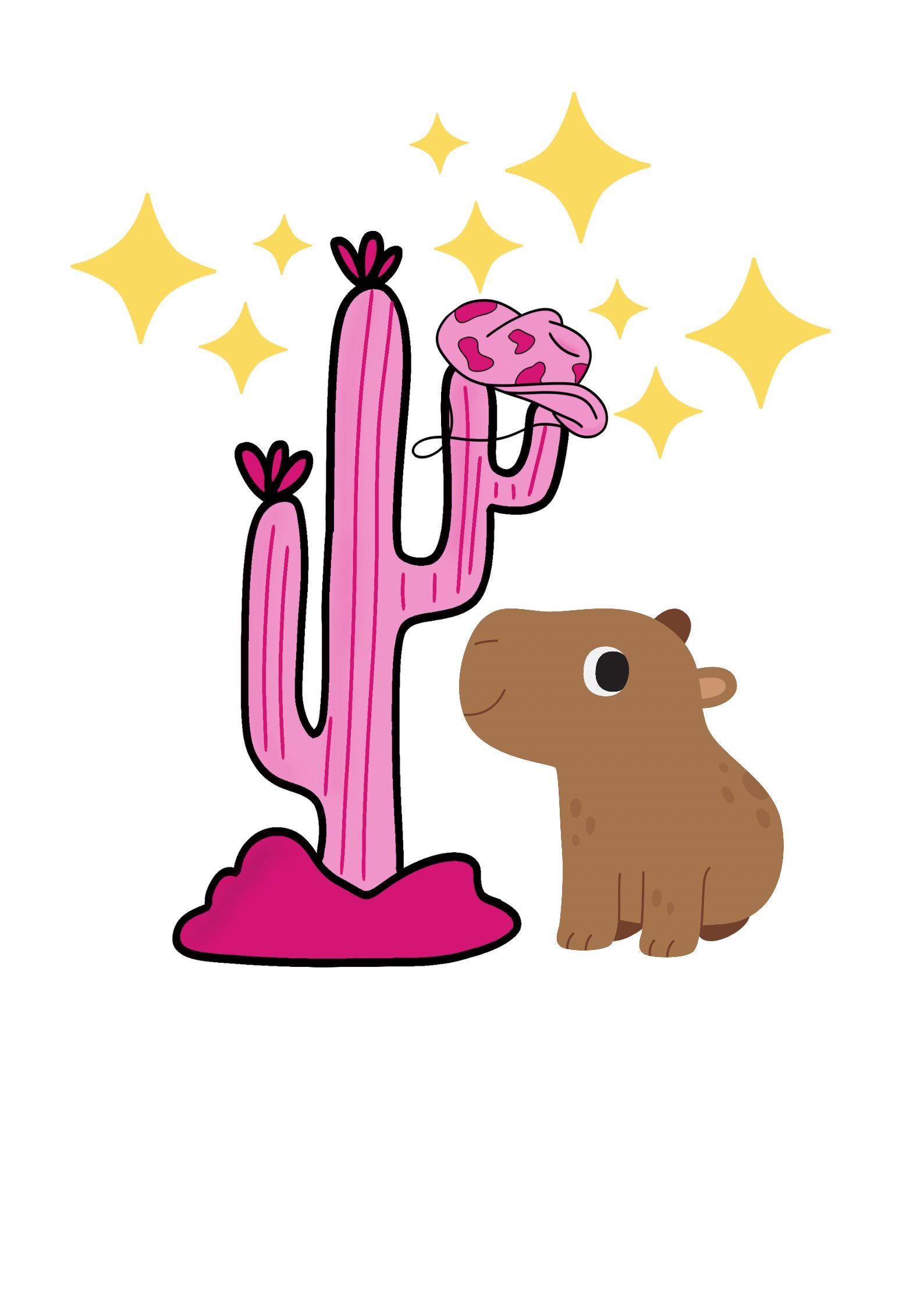 Capybara Wall Prints, Cowboy Wall Prints, Animal Wall Prints, Cowboy ...