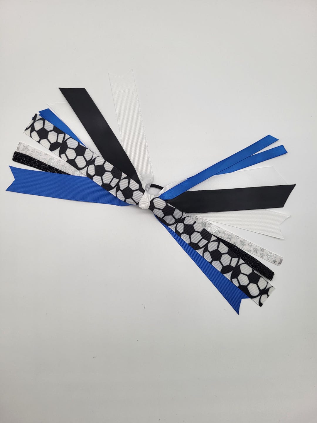 Soccer Spiritwear Hair Ribbons, Soccer Hair Ties, Soccer Bows, Soccer ...