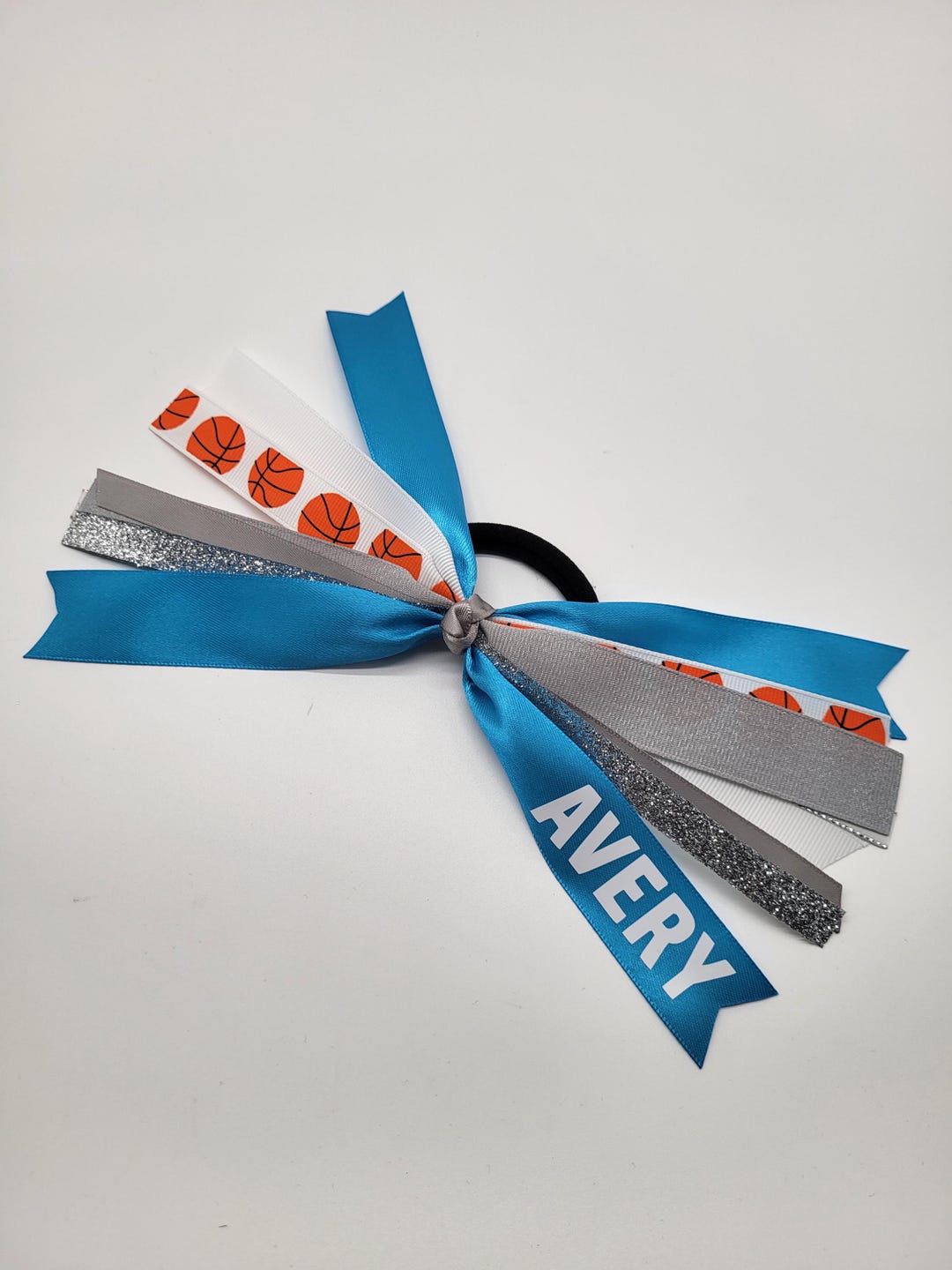 Basketball Hair Ribbons, Basketball Hair Ties, Basketball Bows, Team ...