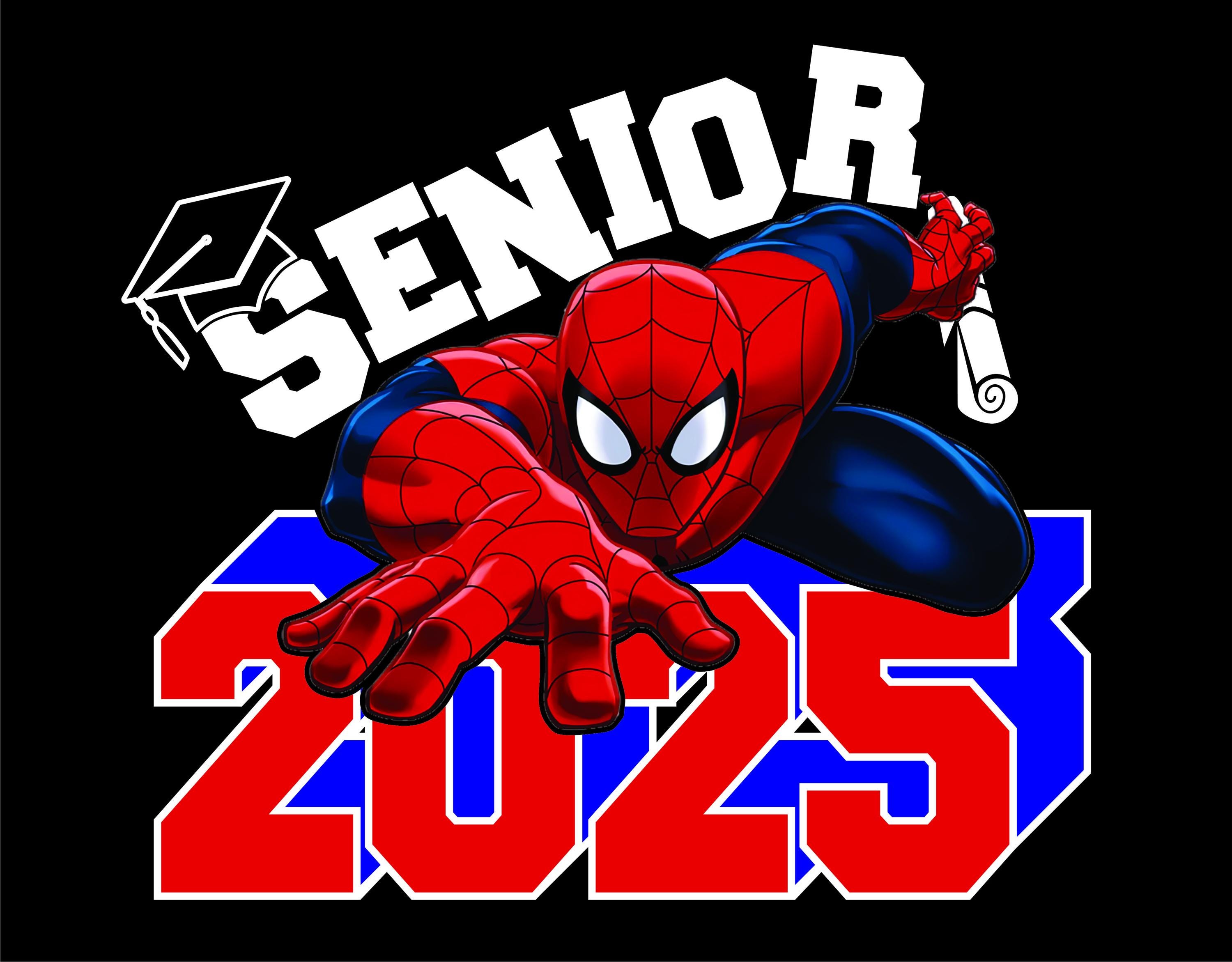 Graduation Spiderman 2025 Senior PNG Digital Download - Etsy