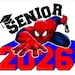 Graduation Spiderman 2026 Senior PNG Digital Download - Etsy
