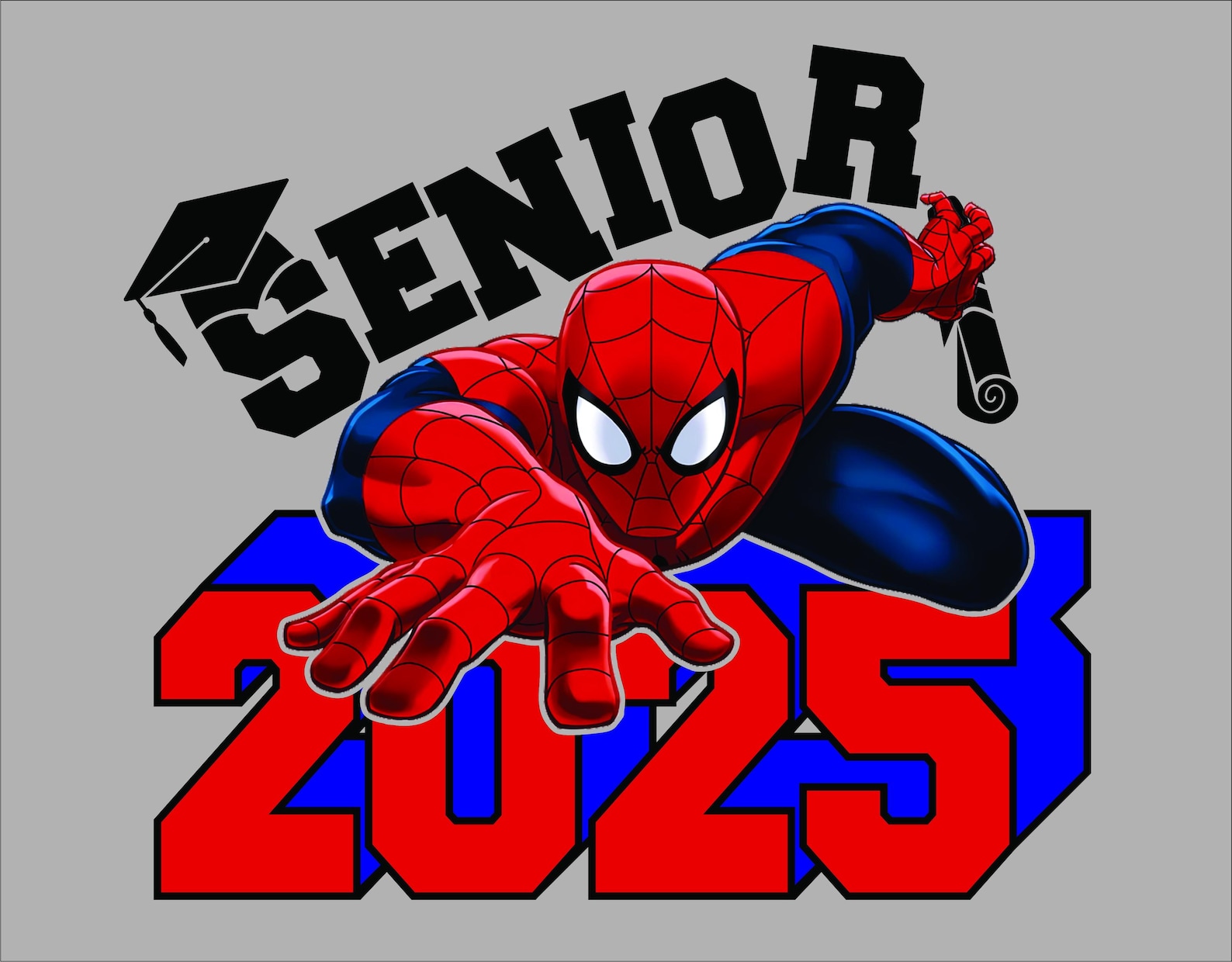 Graduation Spiderman 2025 Senior PNG Digital Download - Etsy