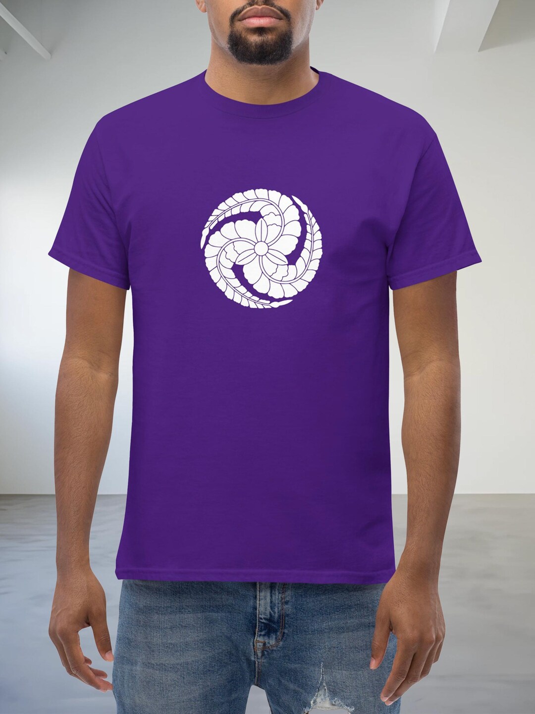 Mitsu-fuji-tomoe Crest 3, Graphics, Printed Logo, Wisteria, Japanese ...