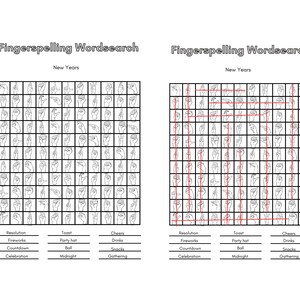 ASL Sign Language Wordsearch Puzzles-24 Printable PDF Puzzles With ...