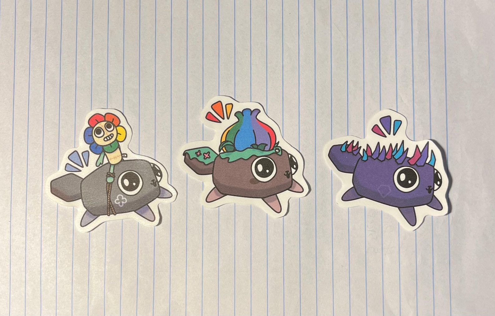 Dandys World Pebble Stickers - Etsy