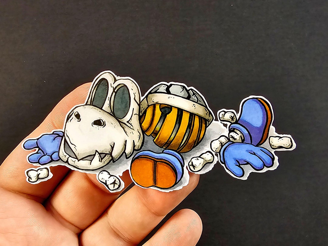 Dry Bones Sticker | Hand Drawn Sticker for Laptops, Journals, and More ...