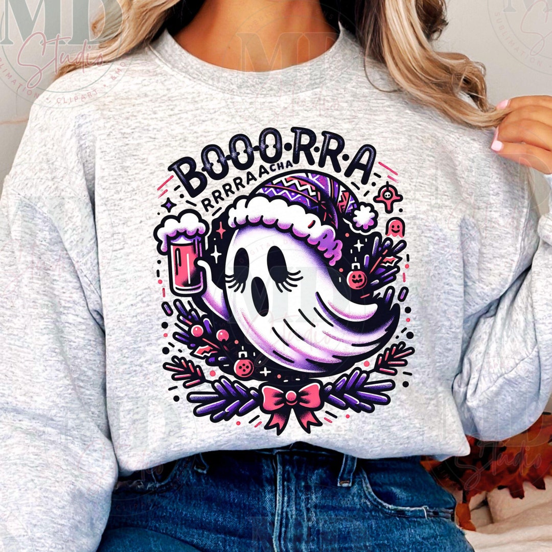 Christmas Ghost Latina Funny PNG, Mexican Funny Christmas Latino Shirt ...