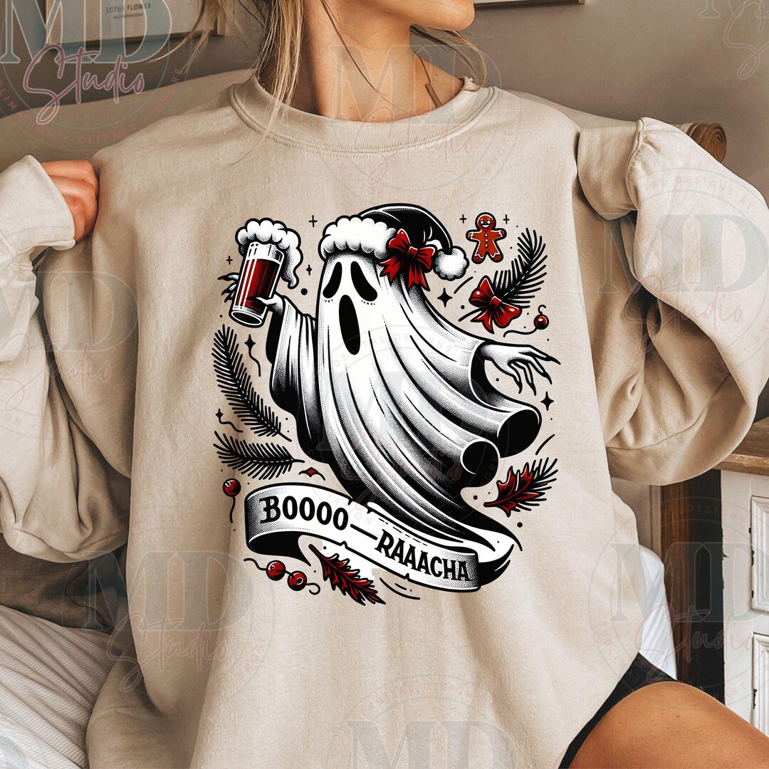 Christmas Ghost Latina Funny PNG, Mexican Funny Christmas Latino Shirt ...