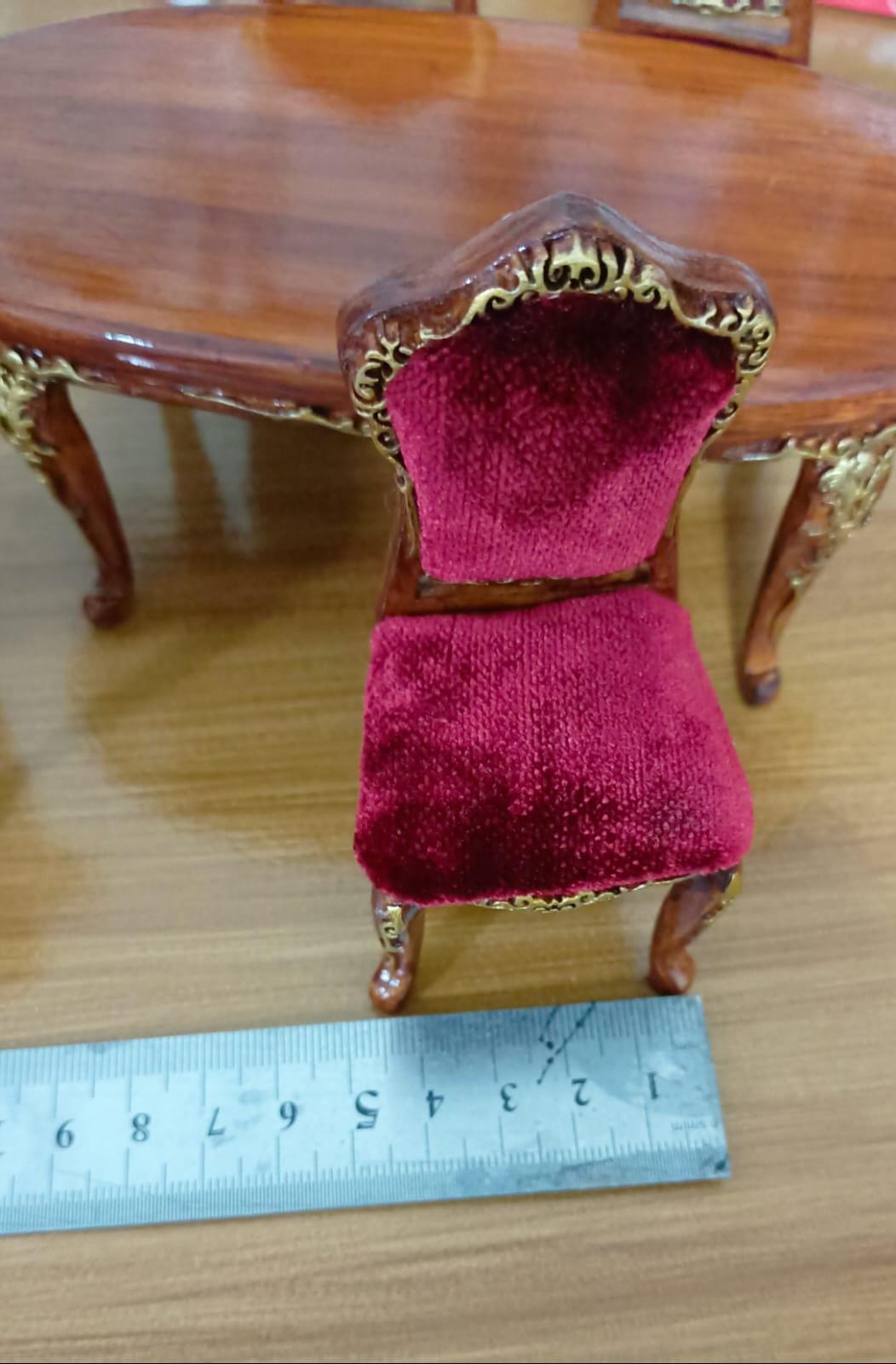 Vintage Miniature Dining Table Set, Miniature Dining Table, Victorian ...