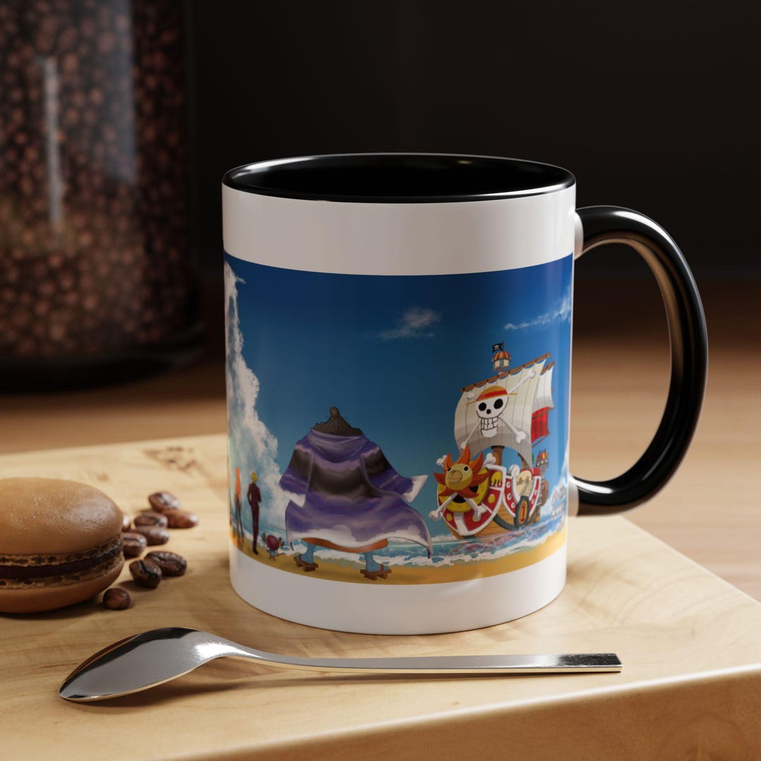 Anime Fan Art One Piece Coffee Mug, Otaku Gift Cup, Manga Themed Tea ...