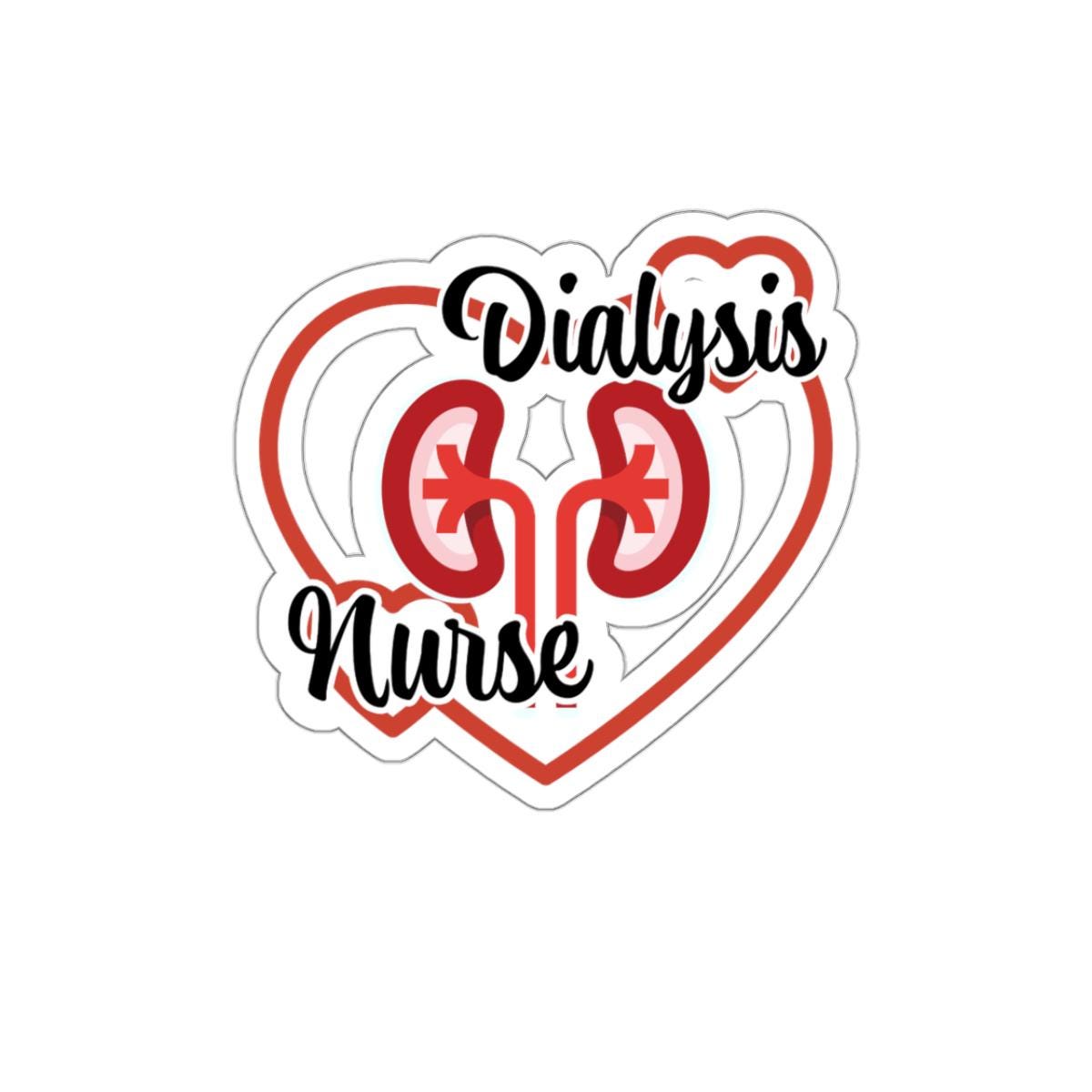 Funny Dialysis Nurse Sticker, Kidney Health Gift, Medical Humor Laptop ...