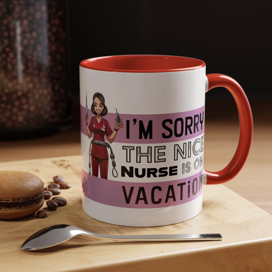 Funny Nurse Meme Coffee Mug, Hospital Staff Gift, Nursing Student, RN ...