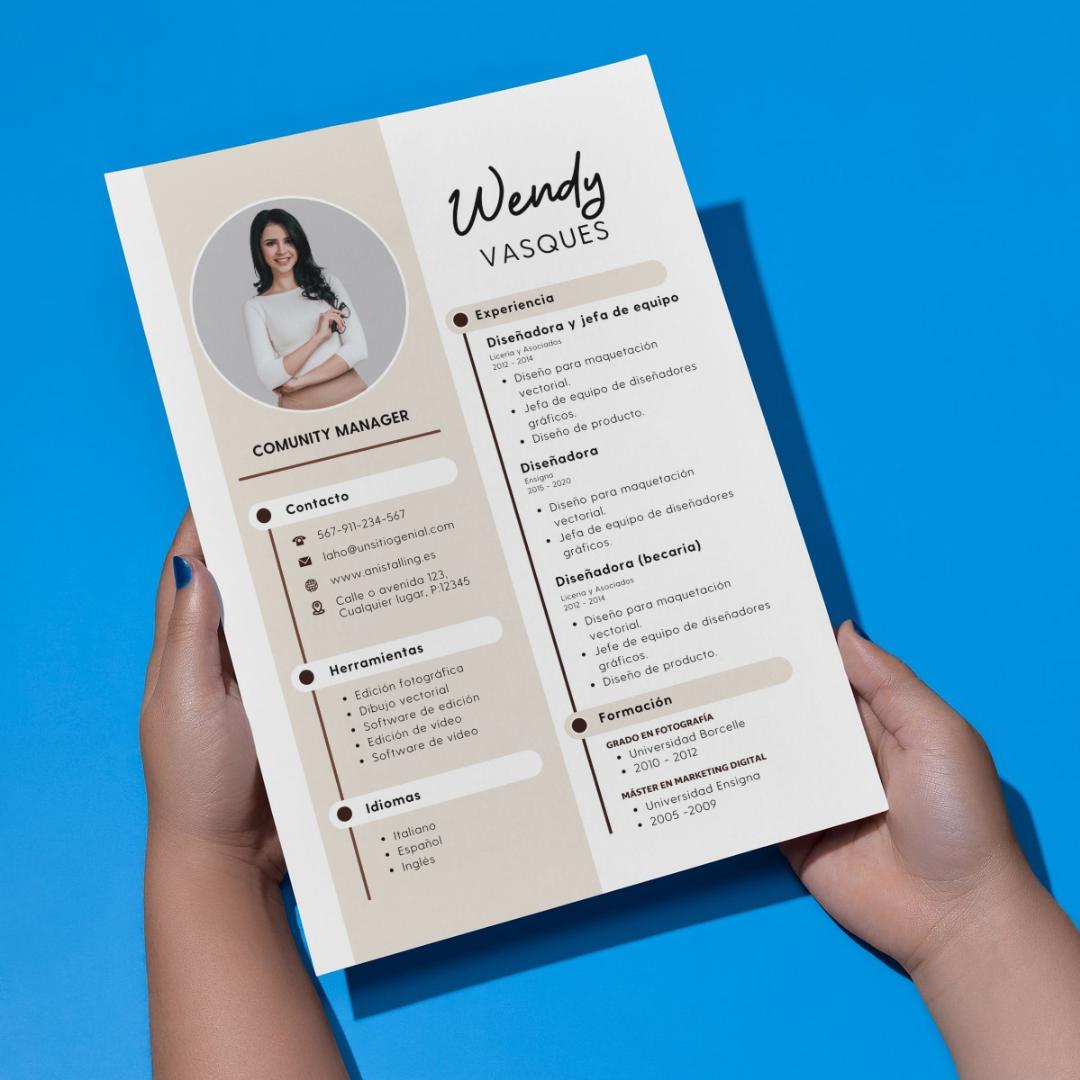 Editable Resume Template | Customizable in Canva for Women - Etsy