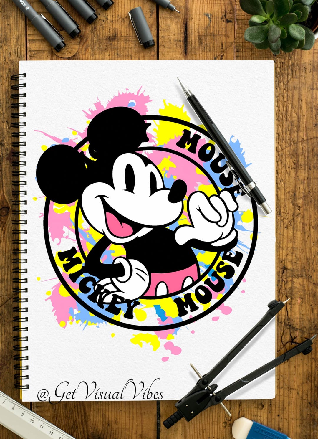 Melting Mickey Mouse PNG: High-resolution Cartoon Image Bundle (digital ...
