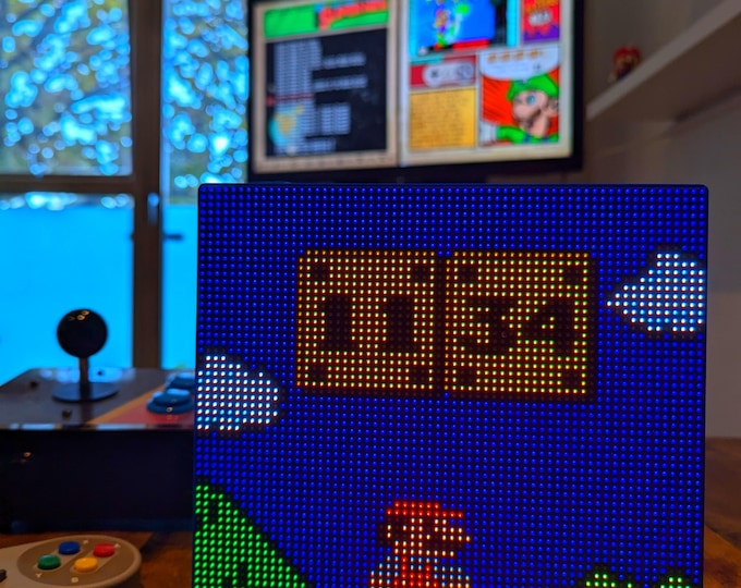 Retro Animated Super Mario Bros Wifi Clock - Etsy