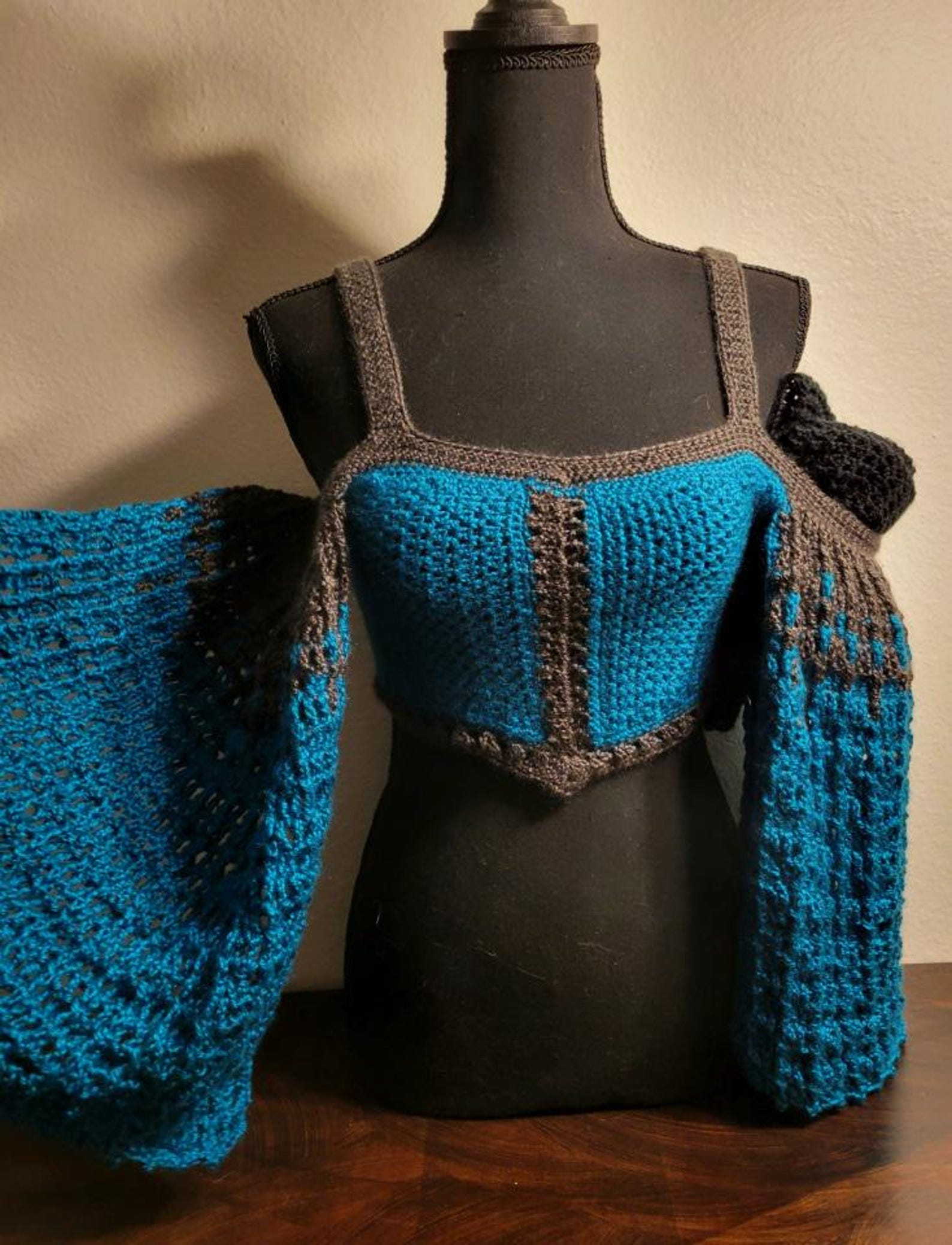 Crochet Fiona Top: Renaissance Corset Style - Etsy