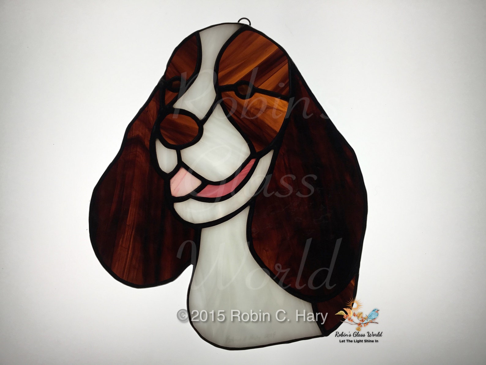 English Springer Spaniel Handmade Stained Glass Suncatcher - Etsy