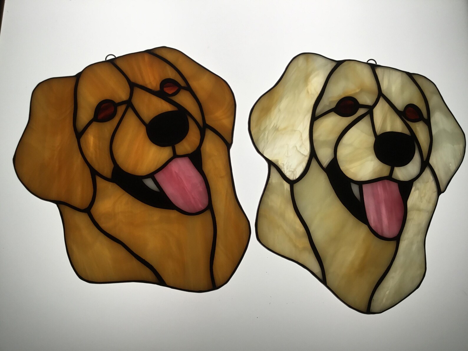 Golden Retriever Stained Glass Pattern/pdf/ DIY Suncatcher - Etsy