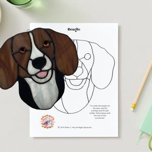 Beagle Stained Glass Pattern - Etsy