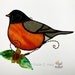 Robin Handmade Stained Glass Suncatcher - Etsy