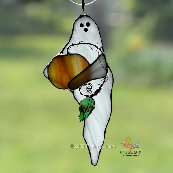 Stained Glass Ghost - Etsy