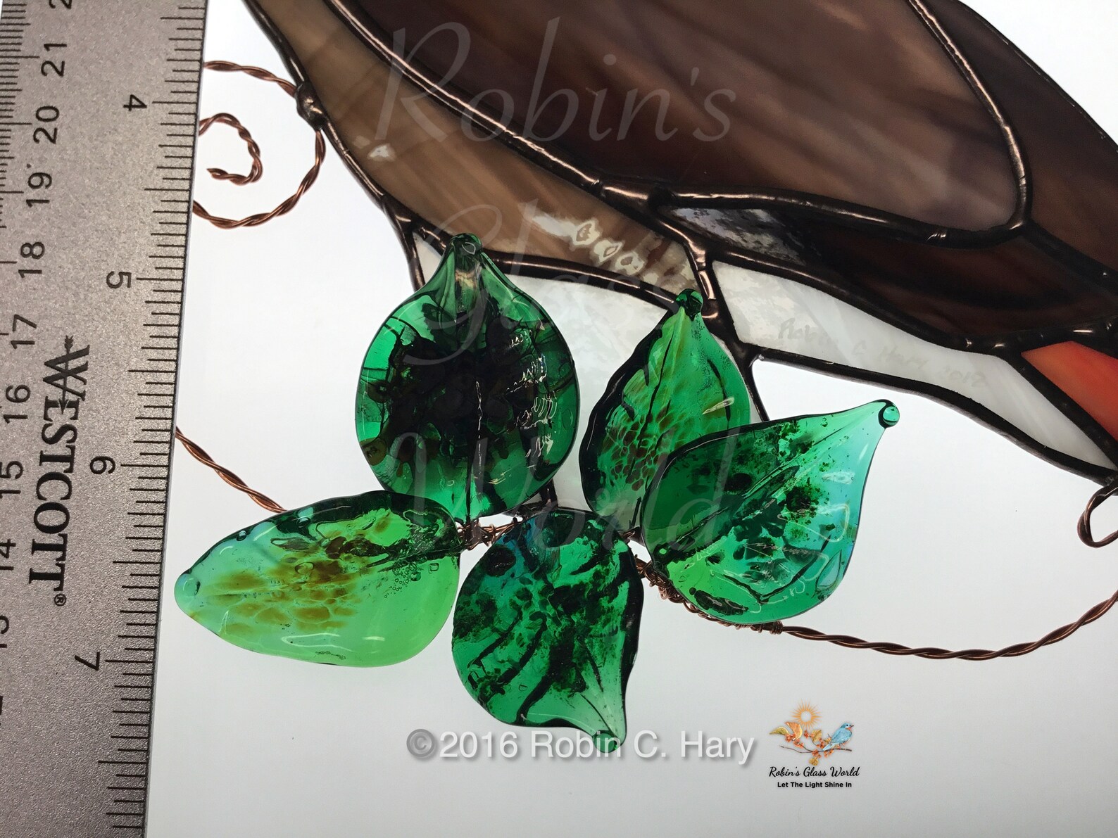 Red Tailed Hawk Handmade Stained Glass Suncatcher - Etsy