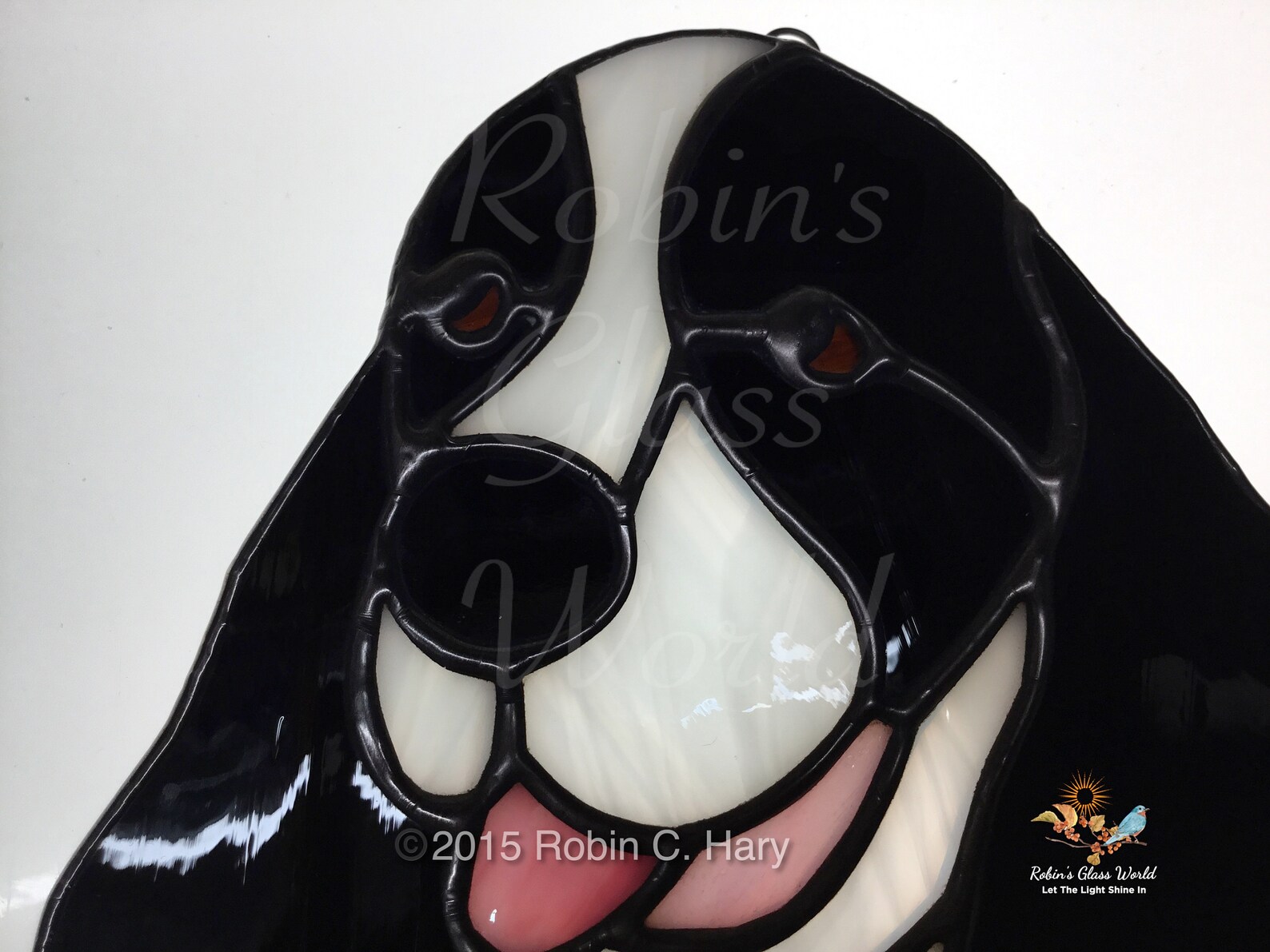 English Springer Spaniel Handmade Stained Glass Suncatcher - Etsy