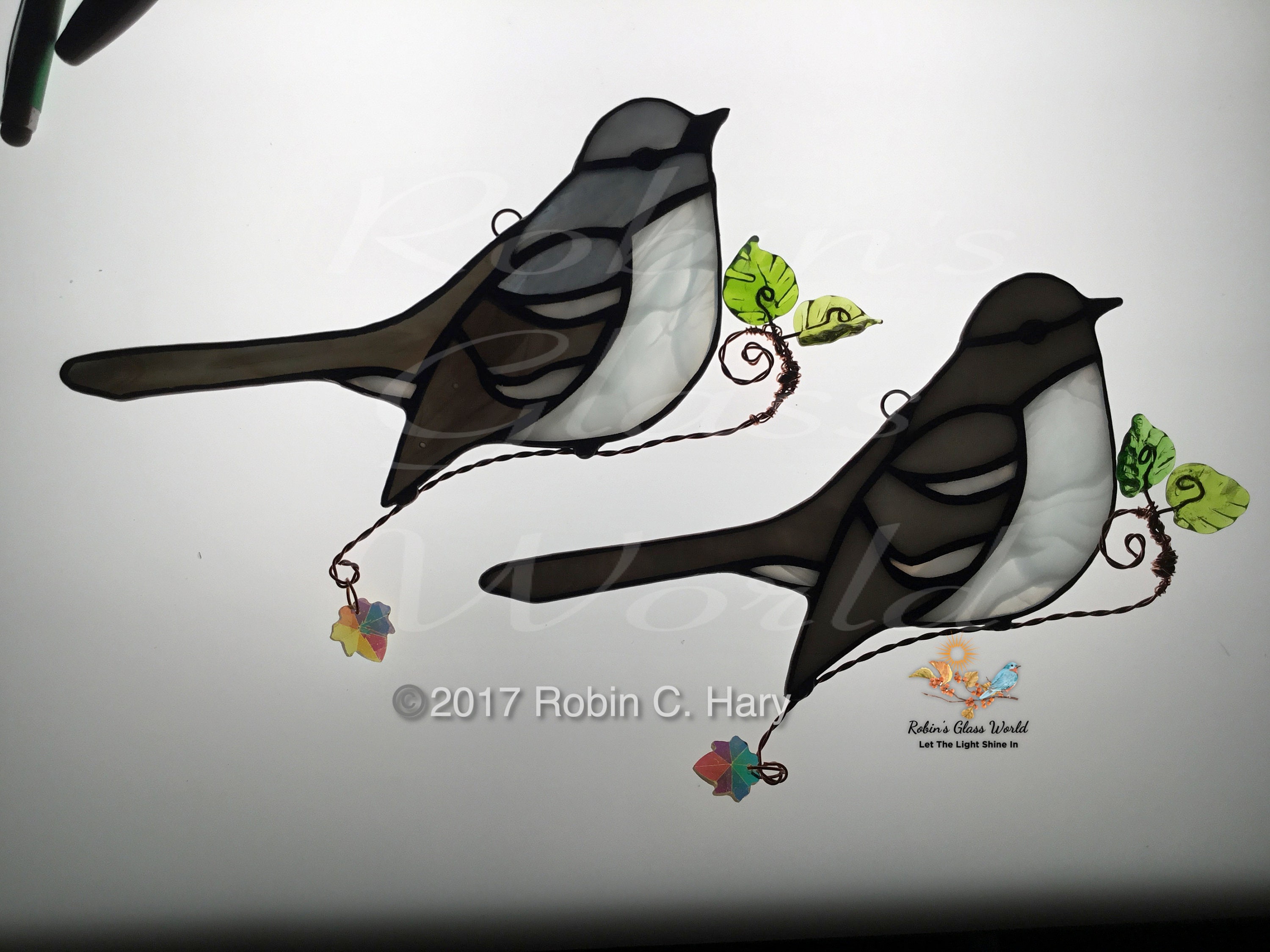 Mockingbird Handmade Stained Glass Suncatcher - Etsy Nederland