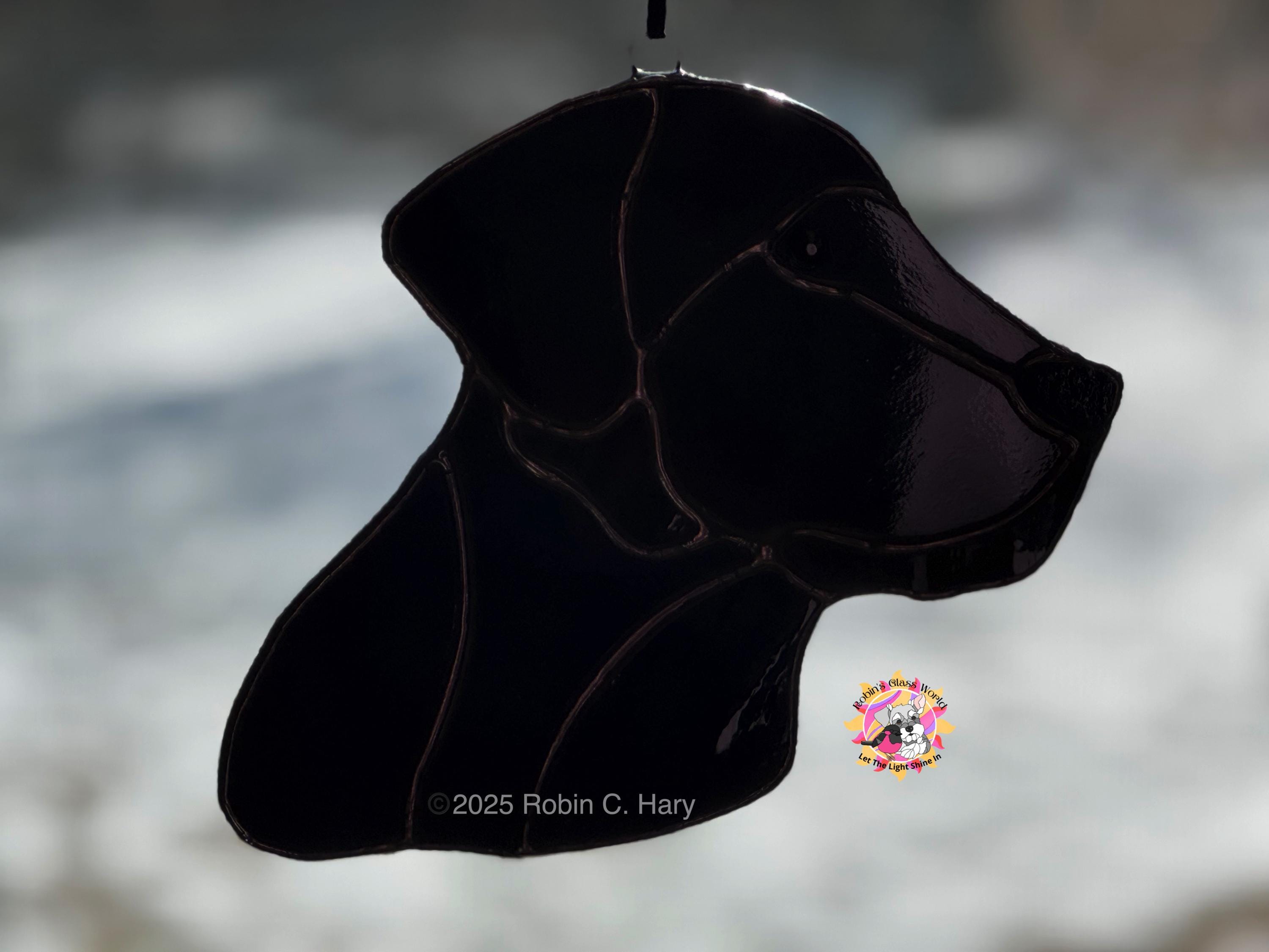 Labrador Retriever Handmade Stained Glass Ornament/ Dog Lover Gift - Etsy