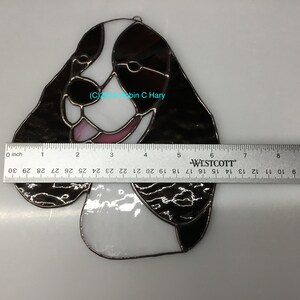 English Springer Spaniel Handmade Stained Glass Suncatcher | Etsy