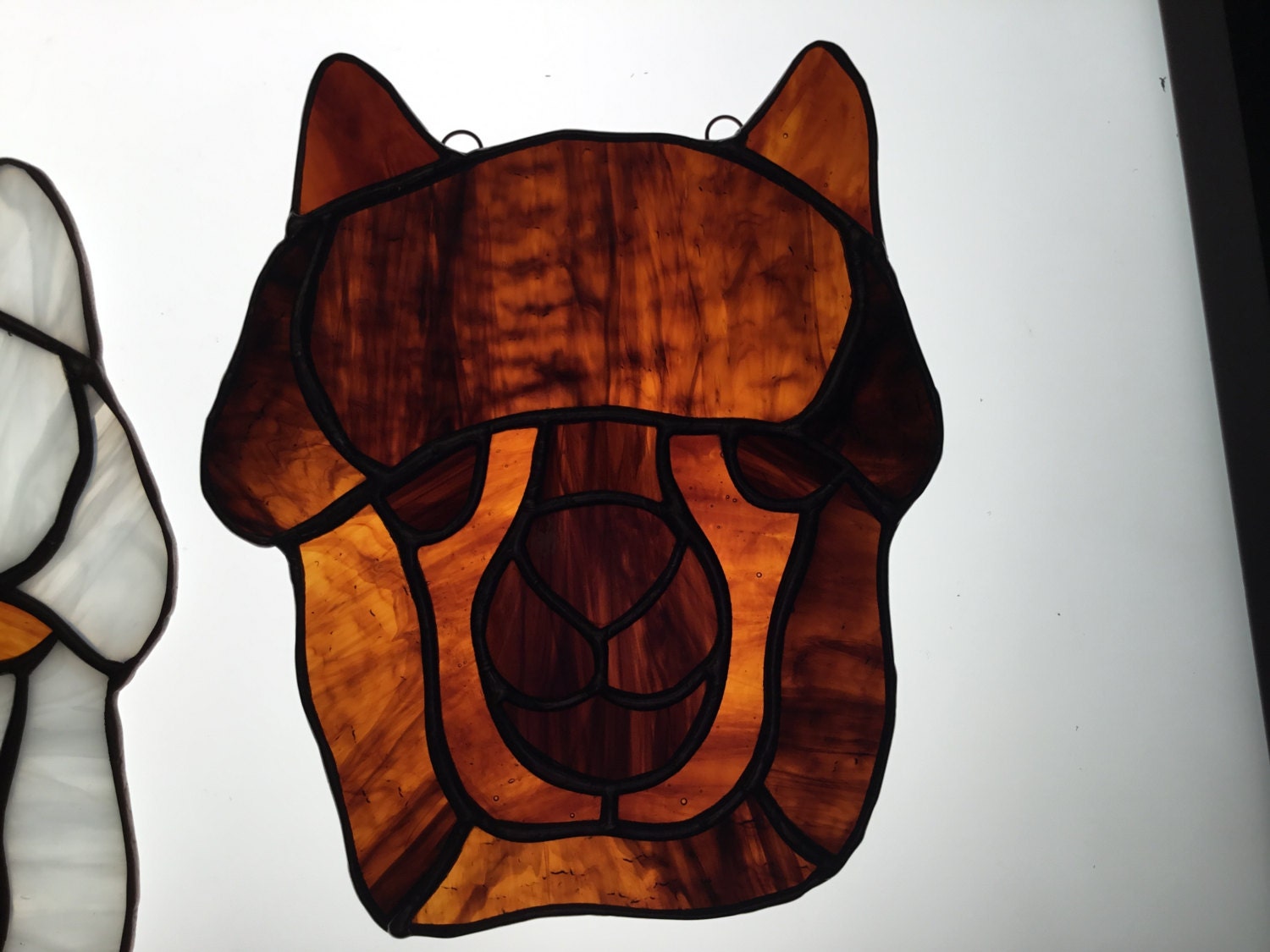 Alpaca Handmade Stained Glass Suncatcher - Etsy