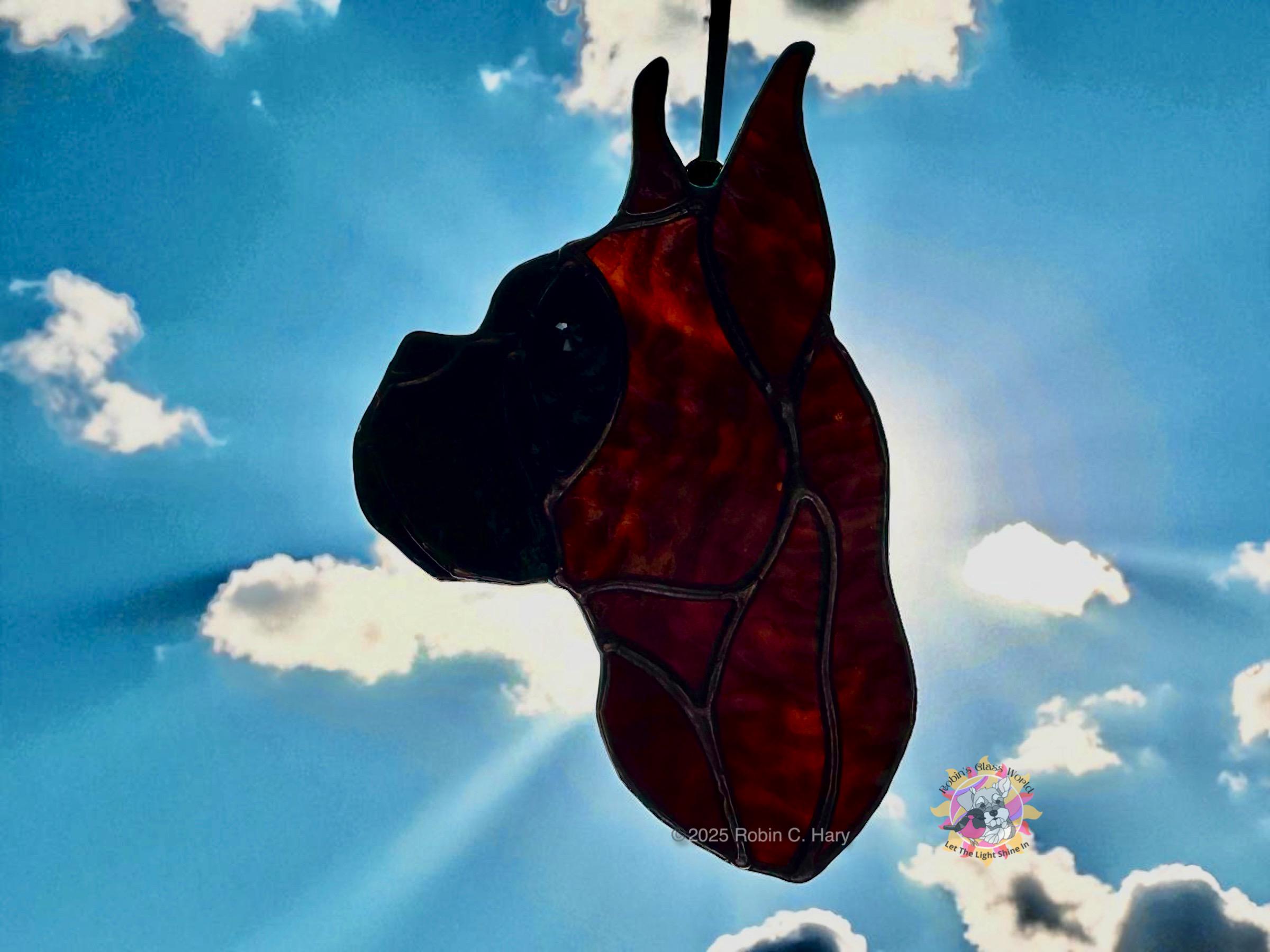 Handmade Boxer Stained Glass Ornament – Dog Lover Gift - Etsy