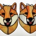 Shiba Inu Handmade Stained Glass Suncatcher - Etsy