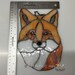Red Fox Handmade Stained Glass Suncatcher - Etsy