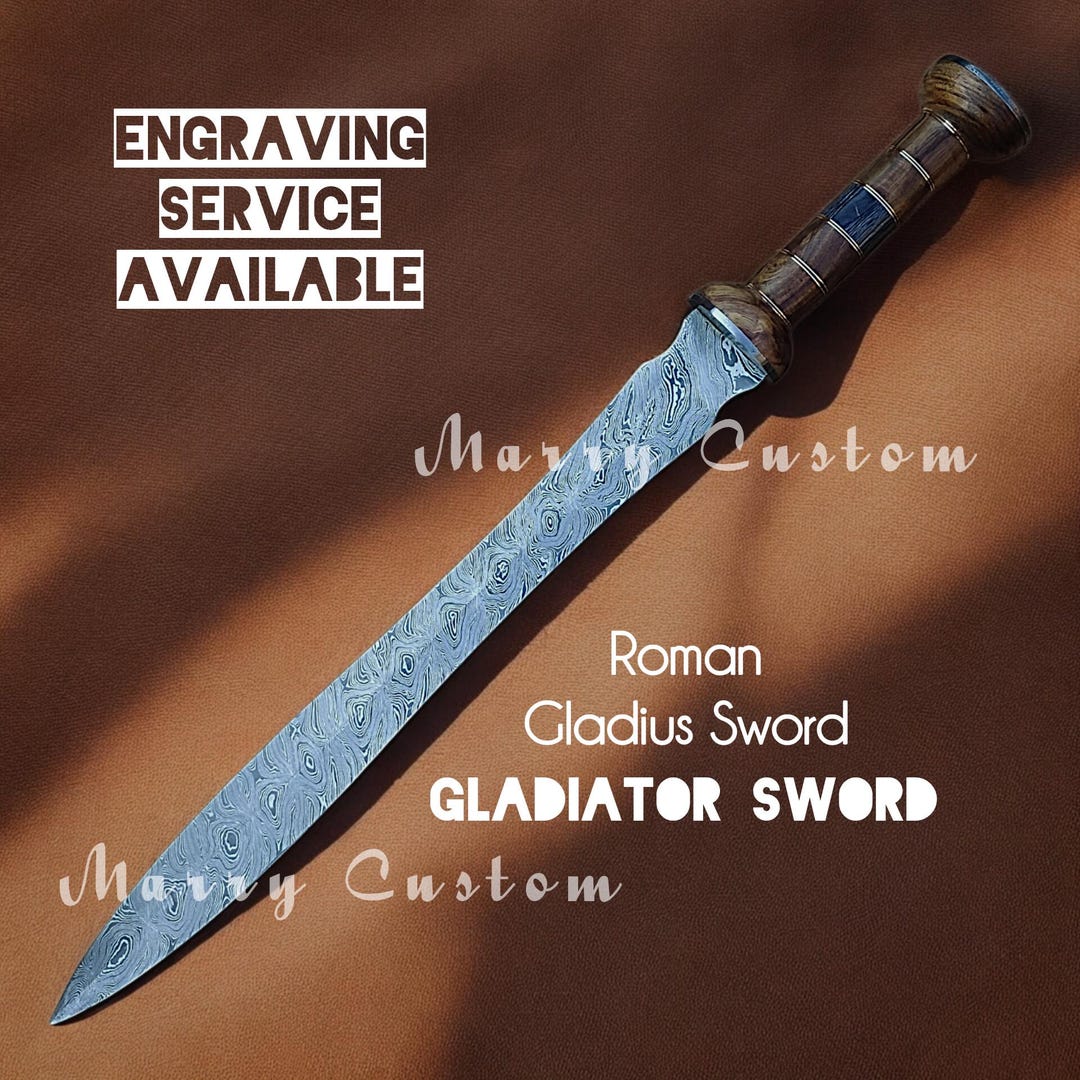 Damascus Sword, Gladius Sword, Gladiator Sword, Celtic Sword, Viking ...