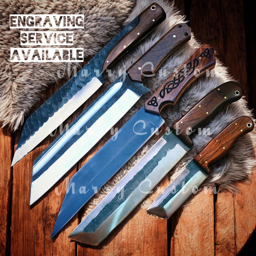 Viking Seax Knife With Sheath, Modern Seax Knife, Scramasax ...