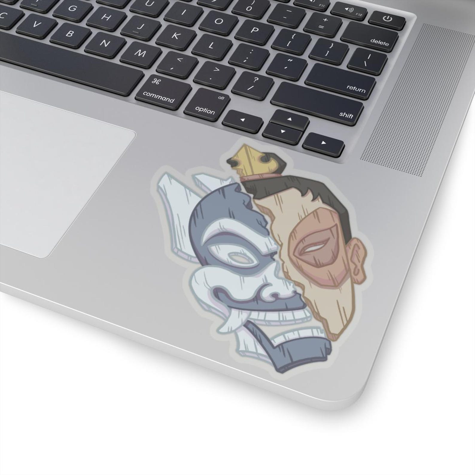 Zuko's Two Masks Sticker - Blue Spirit and Crown Prince - Etsy