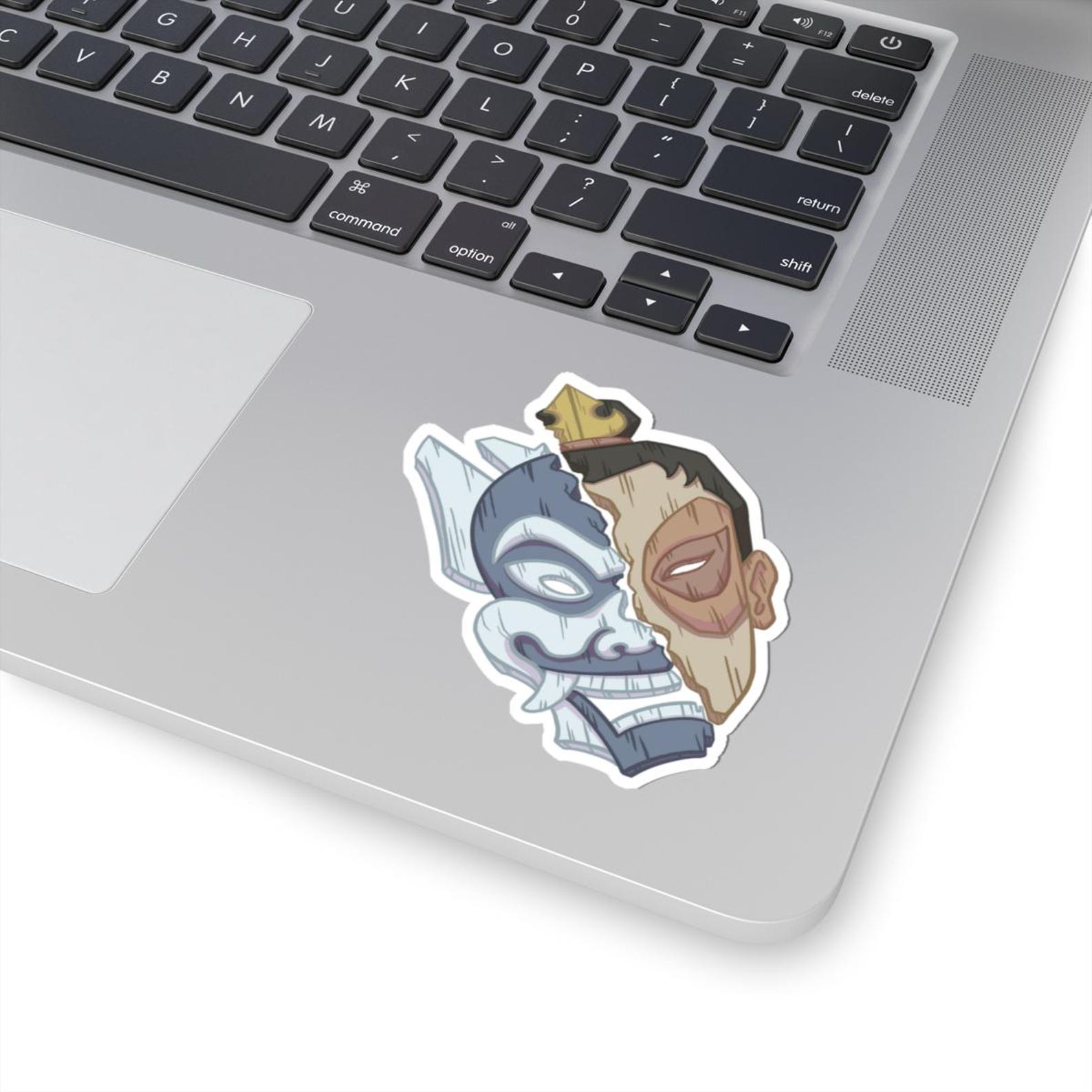 Zuko's Two Masks Sticker - Blue Spirit and Crown Prince - Etsy